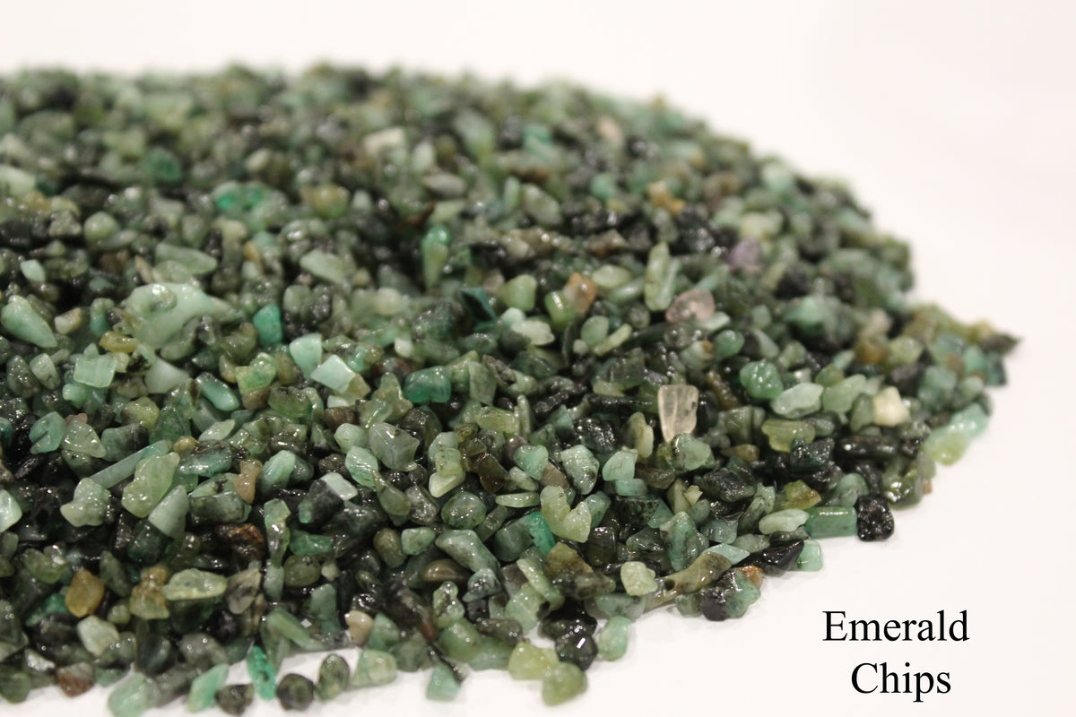 Natural Emerald Chips – BellarosaGems